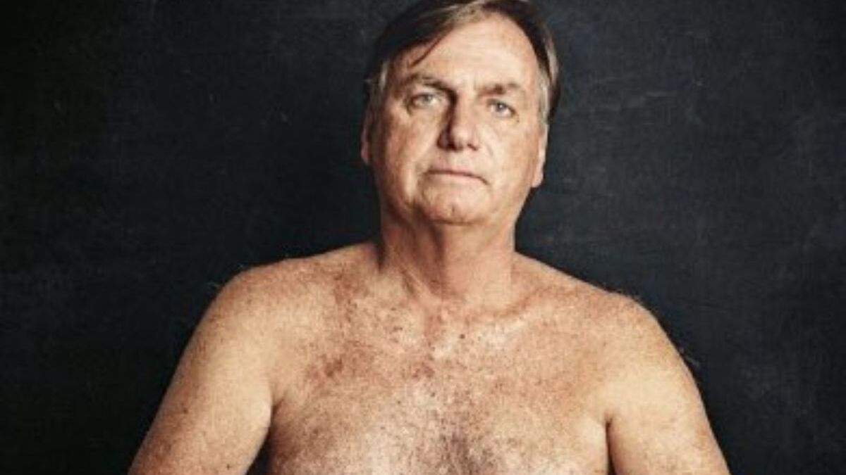 Foto de Bolsonaro sem camisa viraliza e web reage: 'Fez o L na barriga'