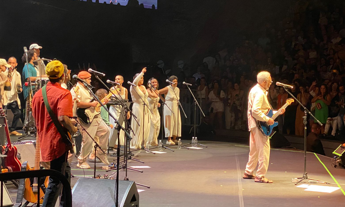 Veja fotos e vídeos do show de Gilberto Gil e família em Salvador