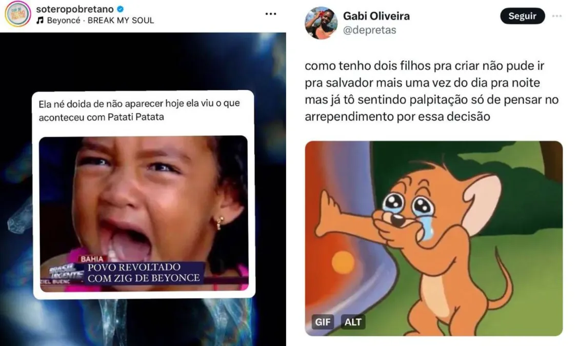 Suposta chegada de Beyoncé provoca enxurrada de memes na web