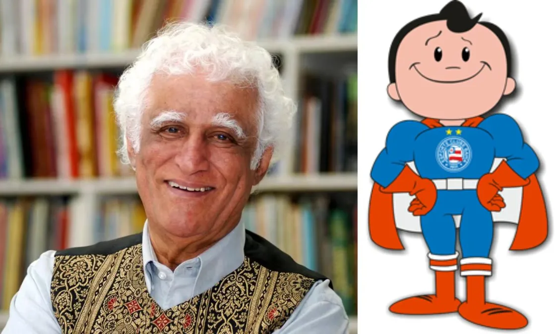 Ziraldo, que morreu aos 91 anos, criou mascote do Bahia em 1979