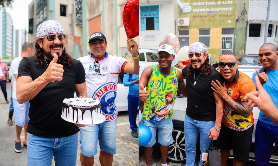 Bell Marques faz aniversário e recebe fãs na porta de casa; veja fotos