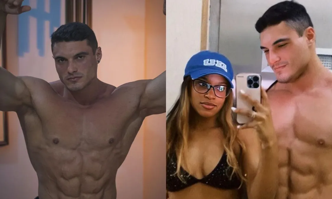 Ex de Rebeca Andrade posa nu e manda recado ousado; veja fotos