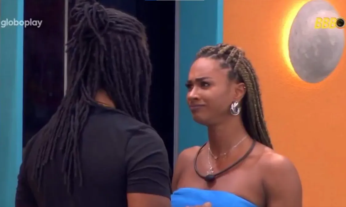 'BBB 25': Aline se revolta e rebate Diogo Almeida após eliminação