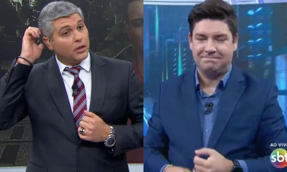 Band reage e filho de Datena dá rasteira em Bruno Peruka e no SBT