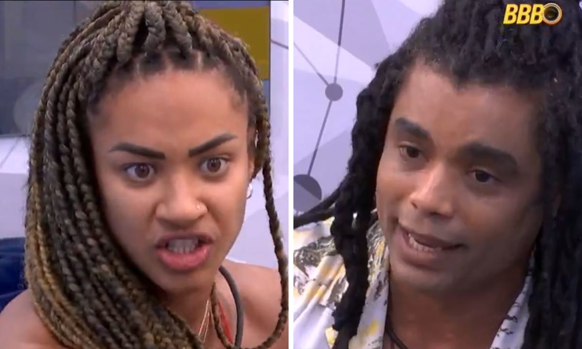 'BBB 25': Diogo e Aline batem-boca em briga por comida