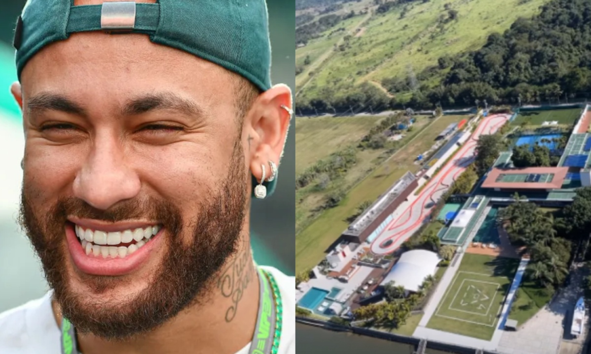 Neymar ostenta mansão gigante de R$ 3 milhões: 'DisNEYlândia'