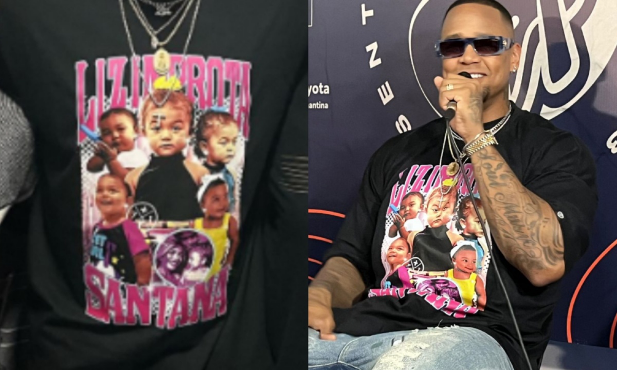 Léo Santana chama atenção ao usar camisa com estampa de Liz ... Léo Santana chama atenção ao usar camisa com estampa de Liz ...
