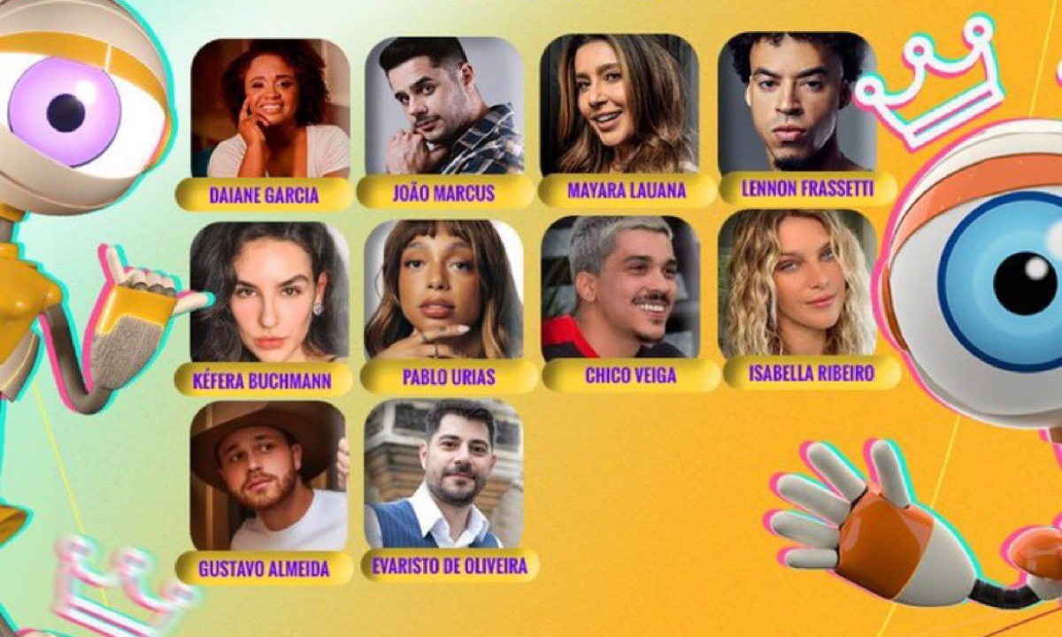 'BBB 24': suposta lista tem Daiane dos Santos, L7 e Evaristo Costa 'BBB 24': suposta lista tem Daiane dos Santos, L7 e Evaristo Costa