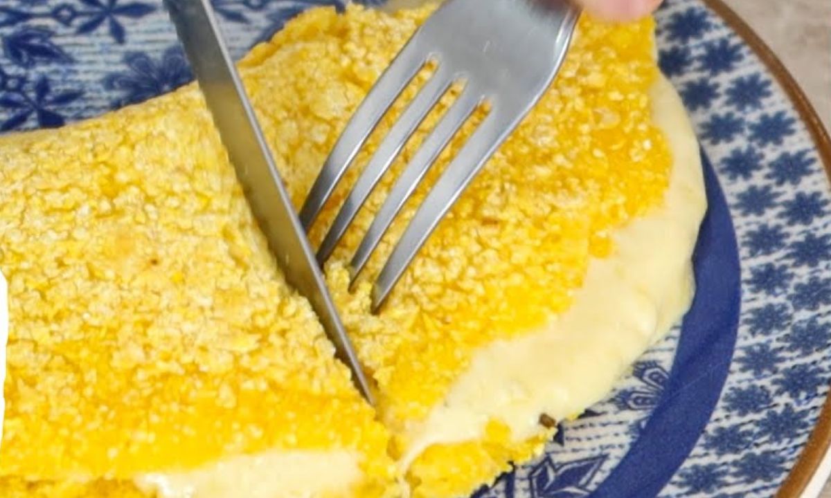 Café da manhã: aprenda a fazer tapioca de cuscuz com 4 ingredientes