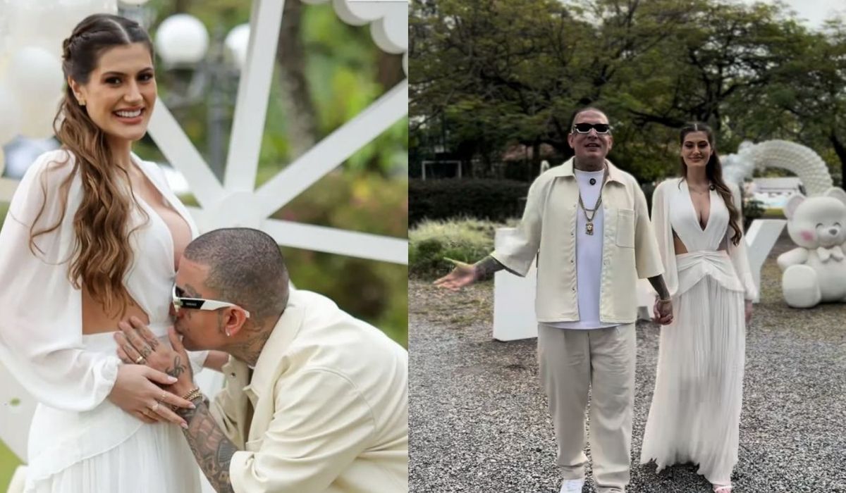 MC Guimê e Fernanda Stroschein revelam sexo do 1° filho; vídeo